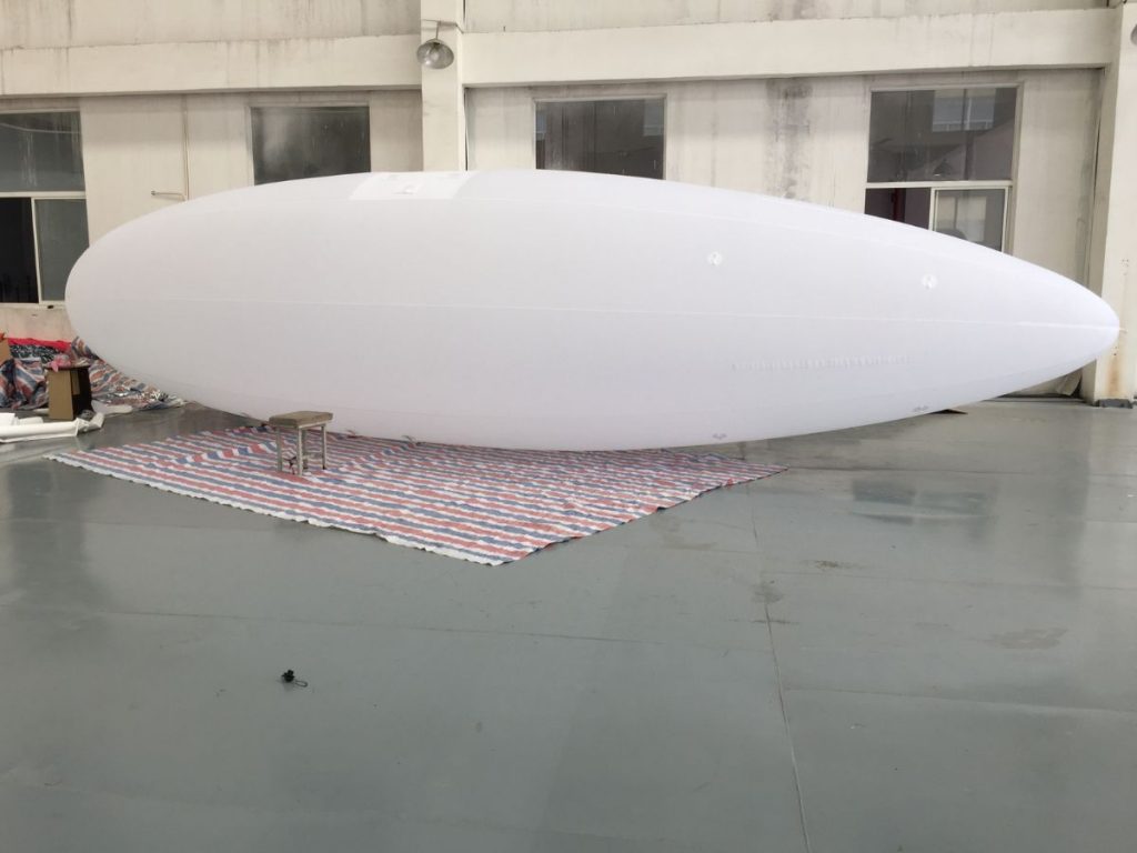10m White Nylon Blimp Envelope | Rc Blimps,Balloon Light,Helium ...