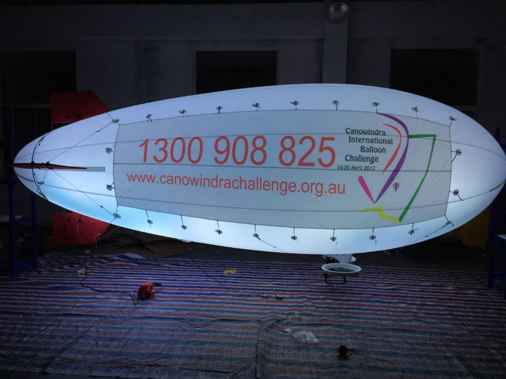 20ft Nylon Rc Blimp | Balloon Light,Film Lighting,Rc Blimp,Balloon ...